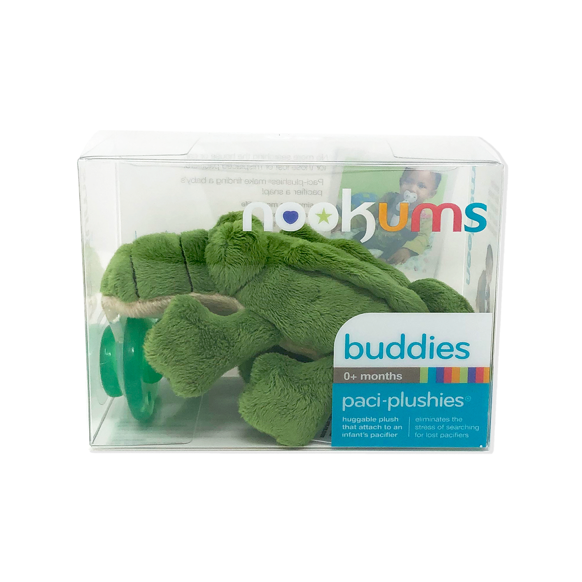 Nookums® Paci-Plushies® Alligator Pacifier Holder | Nookums® Paci-Plushies®