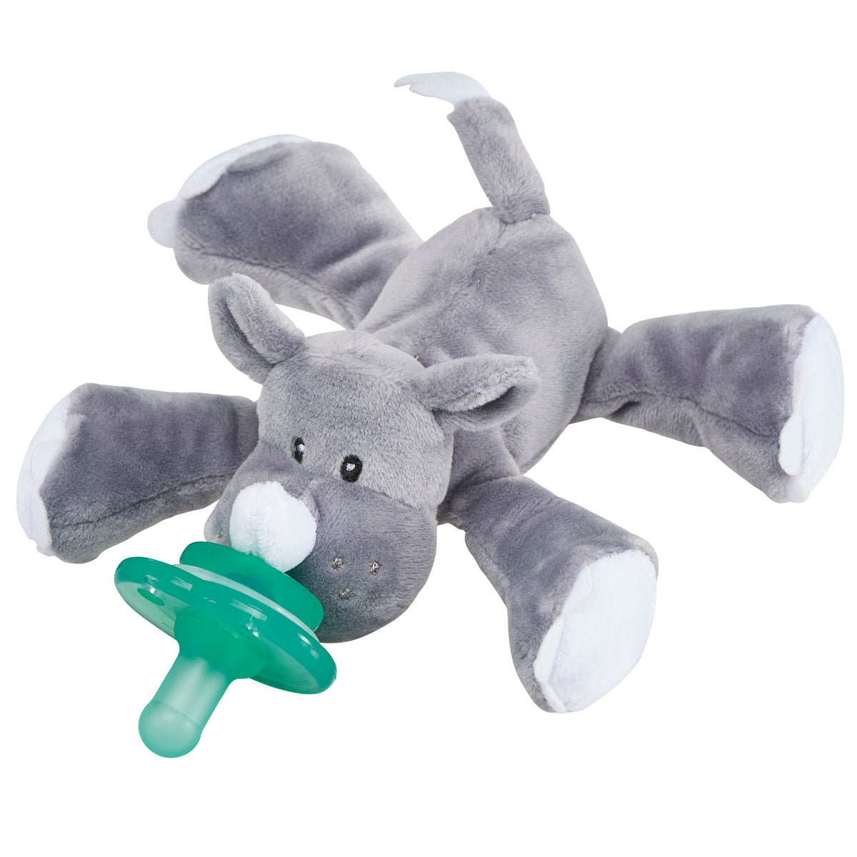 Nookums Paci-Plushies Rhino Pacifier Holder Baby Toy | Nookums® Paci ...