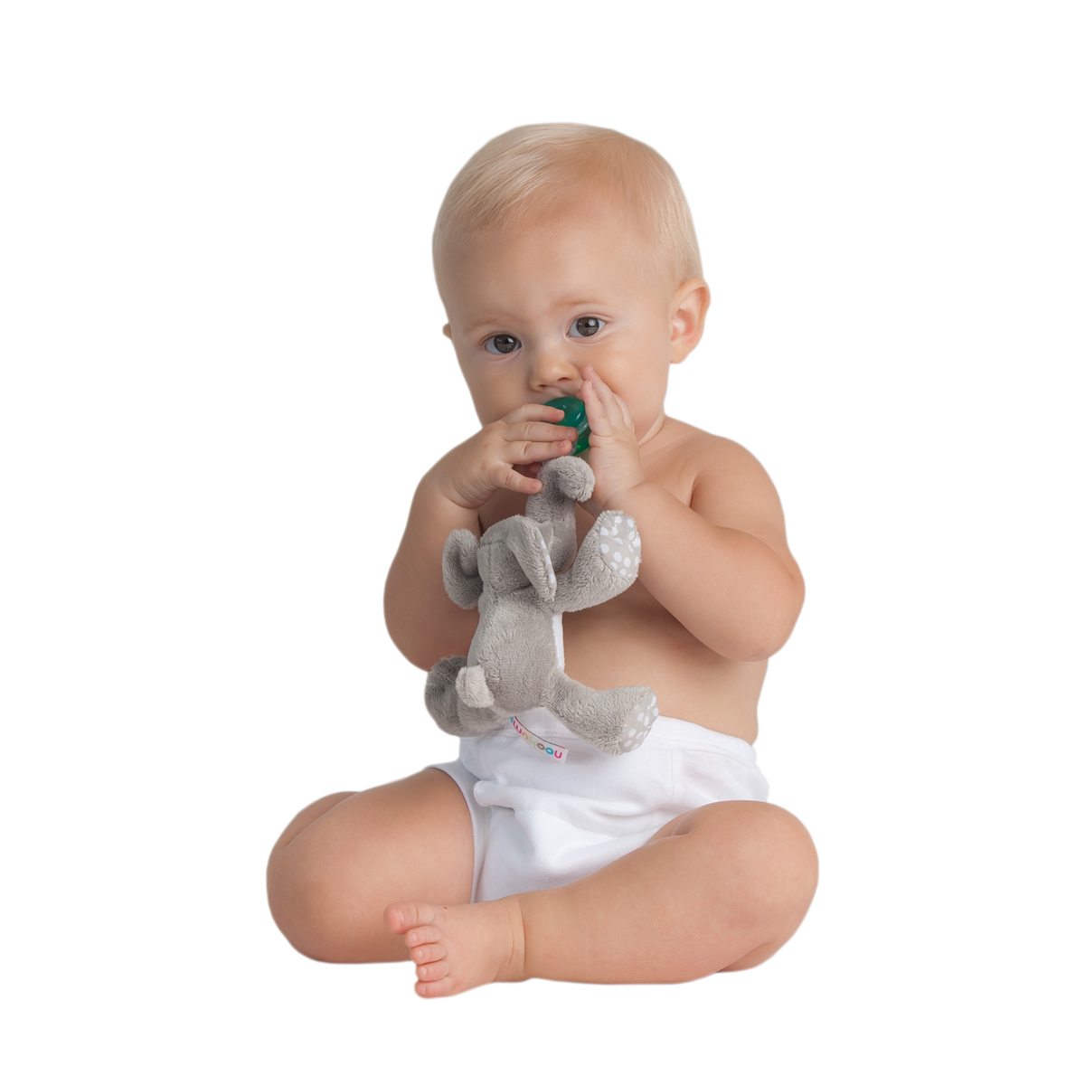 Nookums® Paci-Plushies® Elephant Pacifier Holder | Nookums® Paci-Plushies®